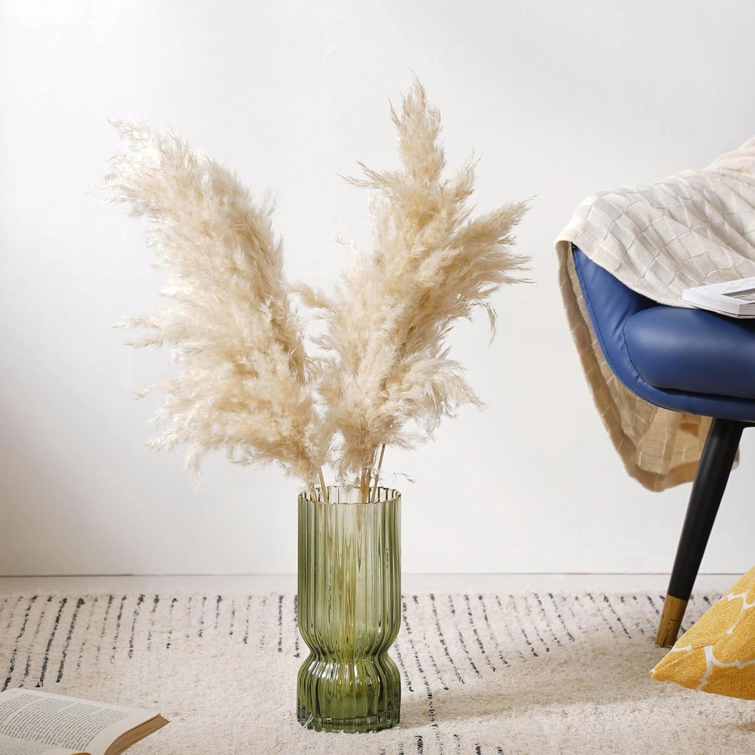 Pampas Grass Sticks for Decoration, Dried Grass Bunch, Boho Home Decor ...