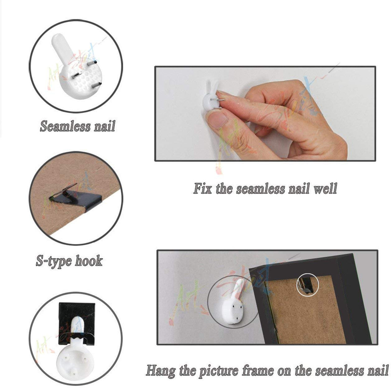 8 Individual Family Tree Wall Photo Frame With MDF Plaque ( 1 Trunk, 4 ...