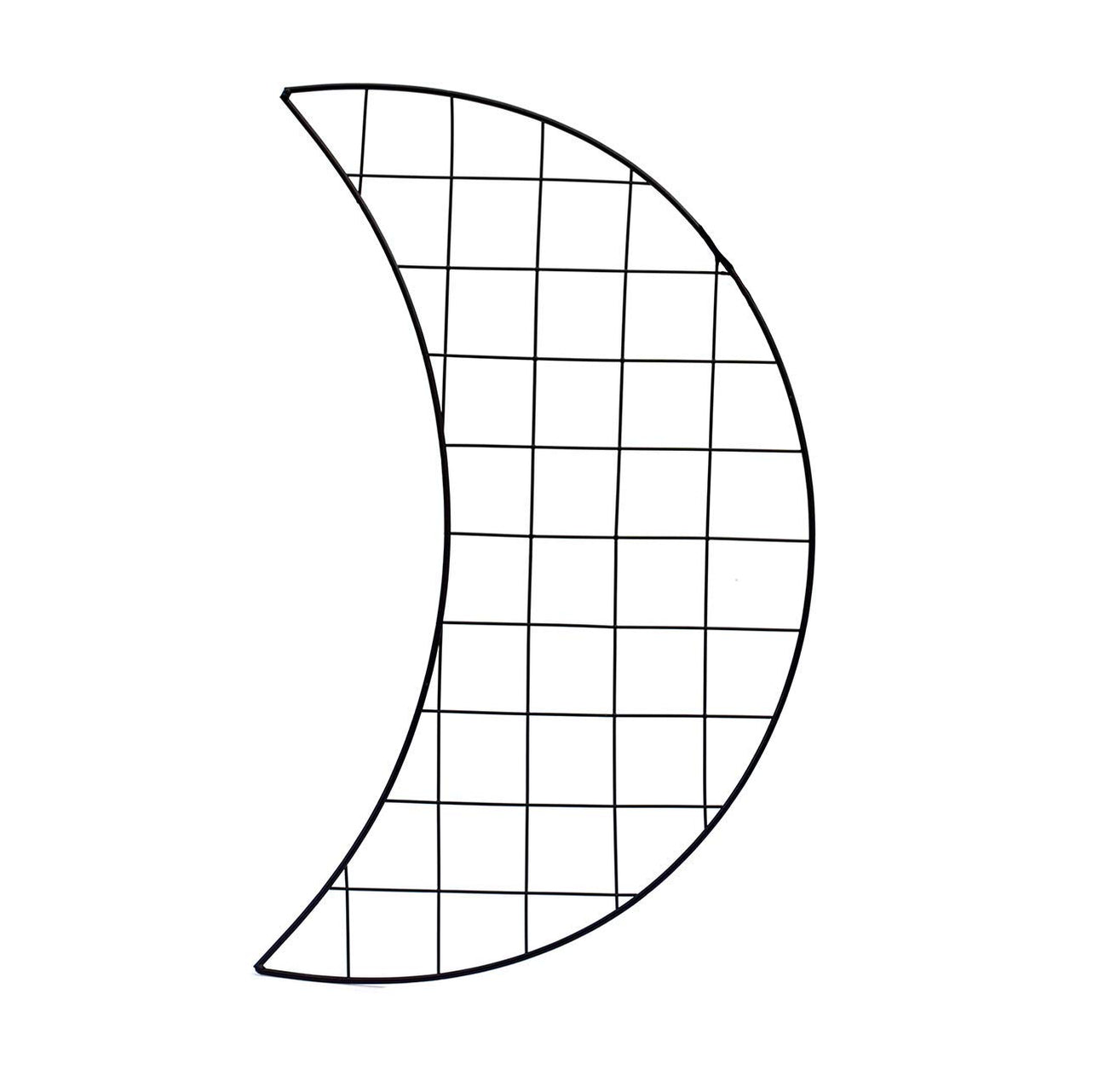 Half Moon Shape DIY Metal Photo Grid Wall for Photo Hanging — ART STREET