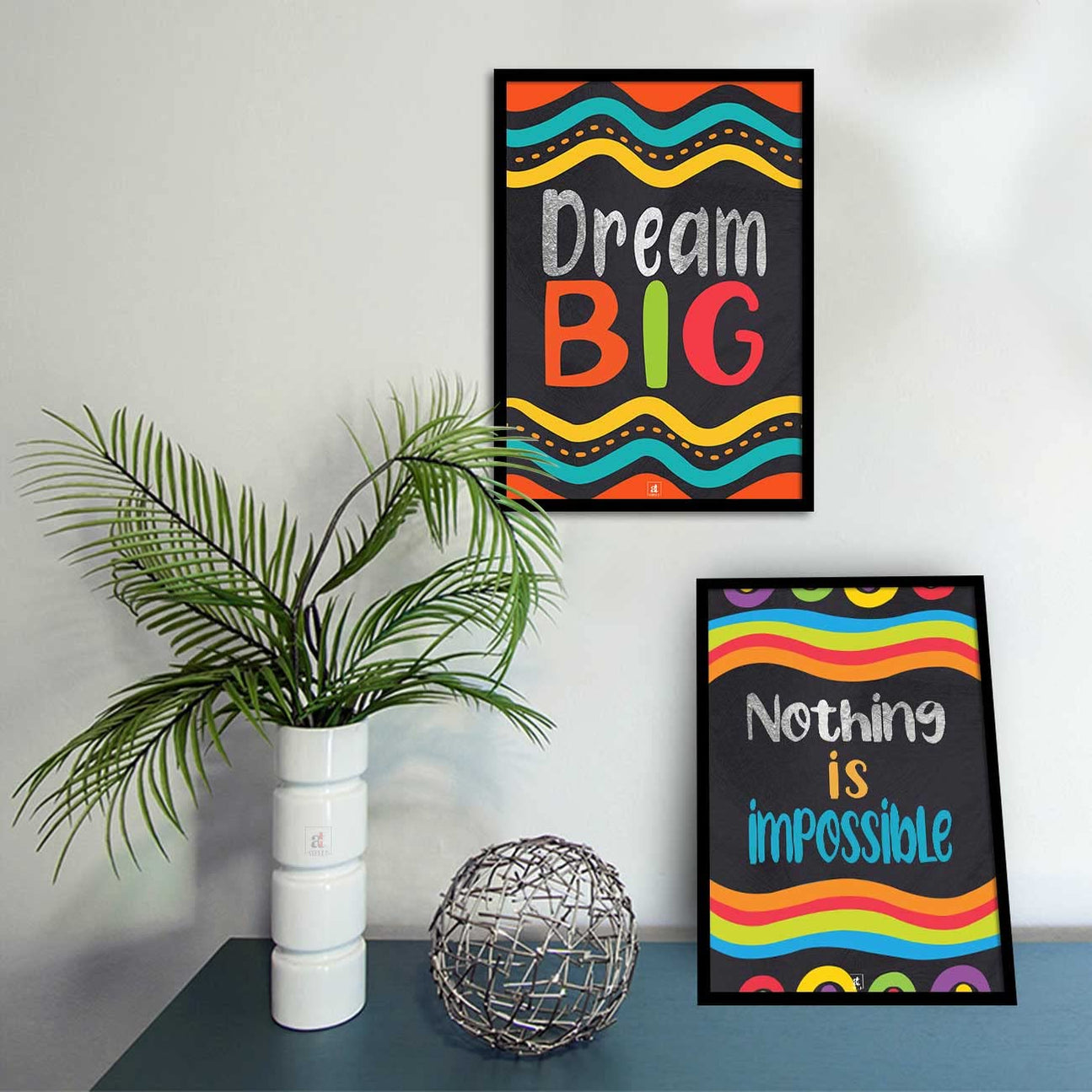 Motivational Art Prints Nothing is Impossible Wall Art for Home, Wall ...
