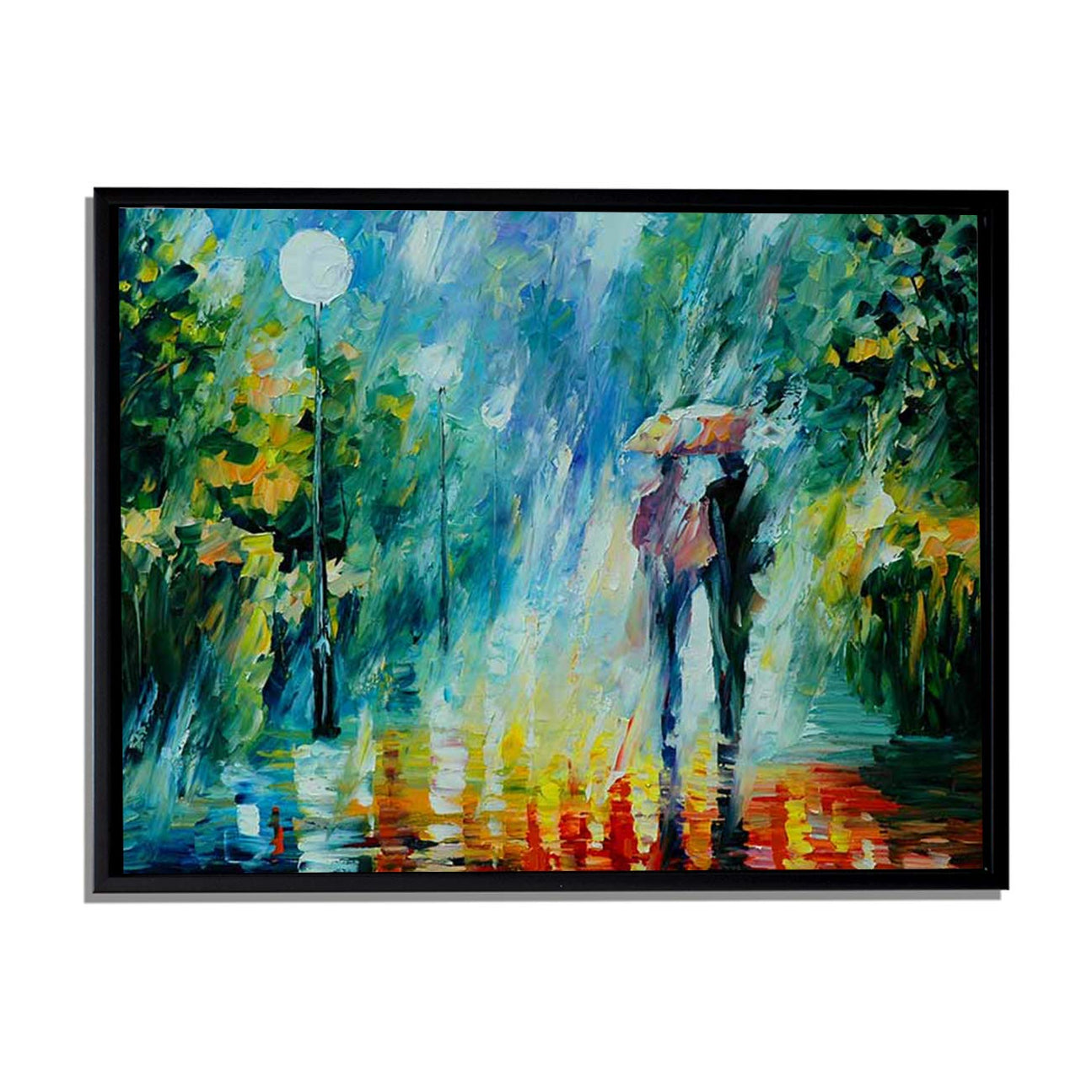Art Street Summer Rain Art Print,Landscape Canvas Painting — ART STREET