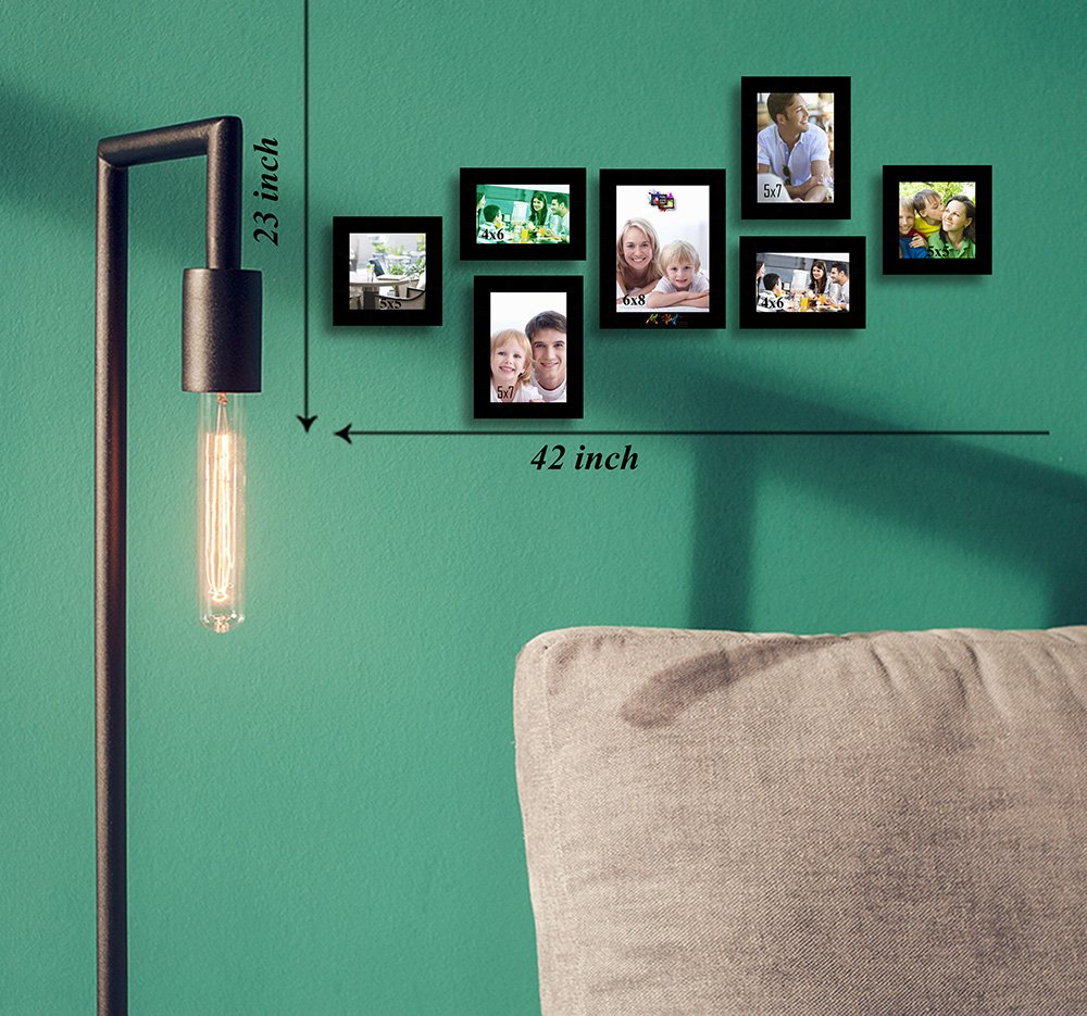Art Street Heptad set of Photo Frames wall - set of 7 individual photo ...