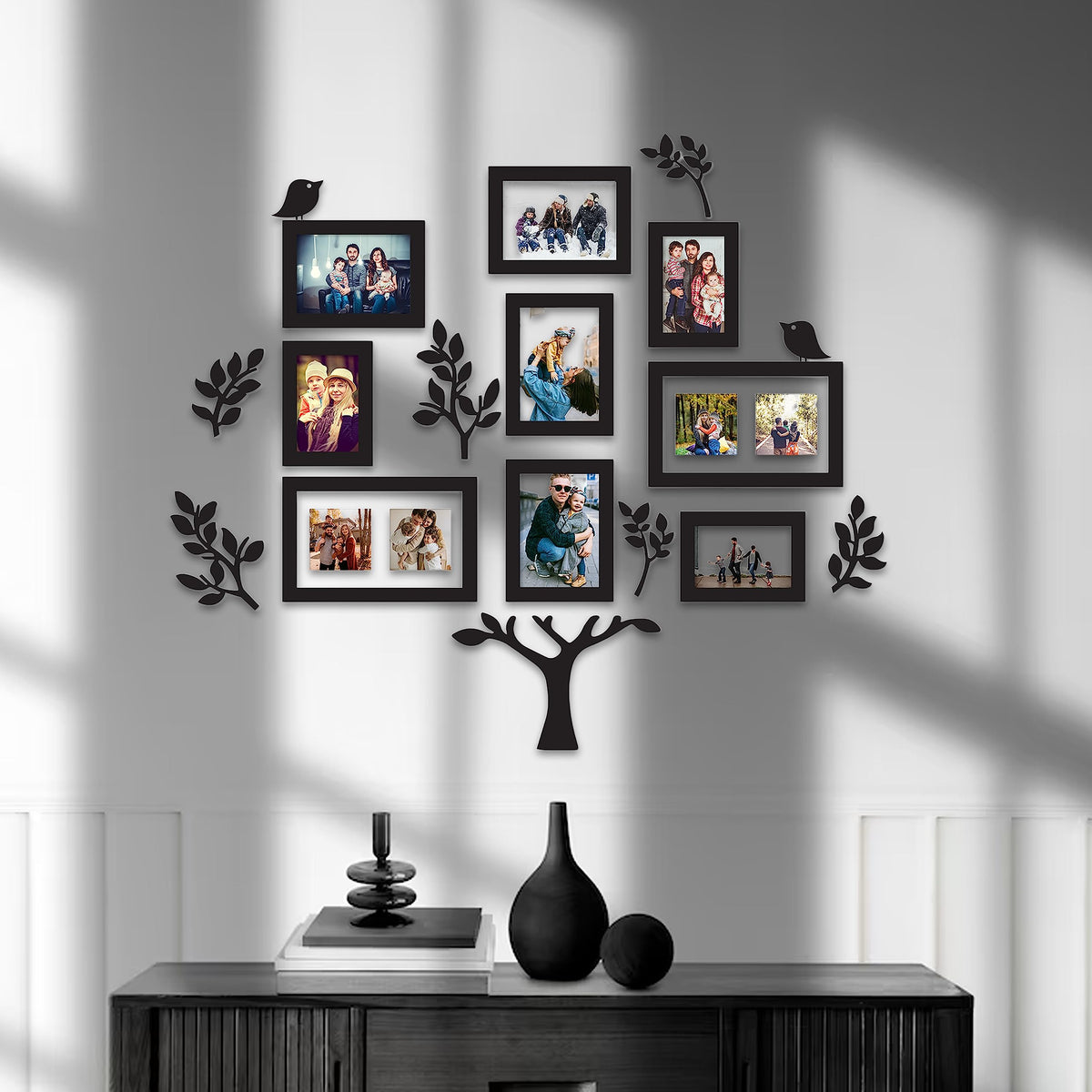 Family Photo Wall Design Ideas