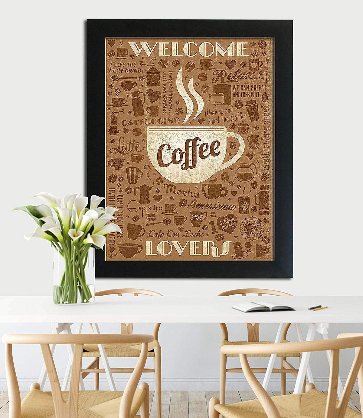 Holiday Theme Motivational Quote Poster # Welcome Coffee Lovers — ART ...
