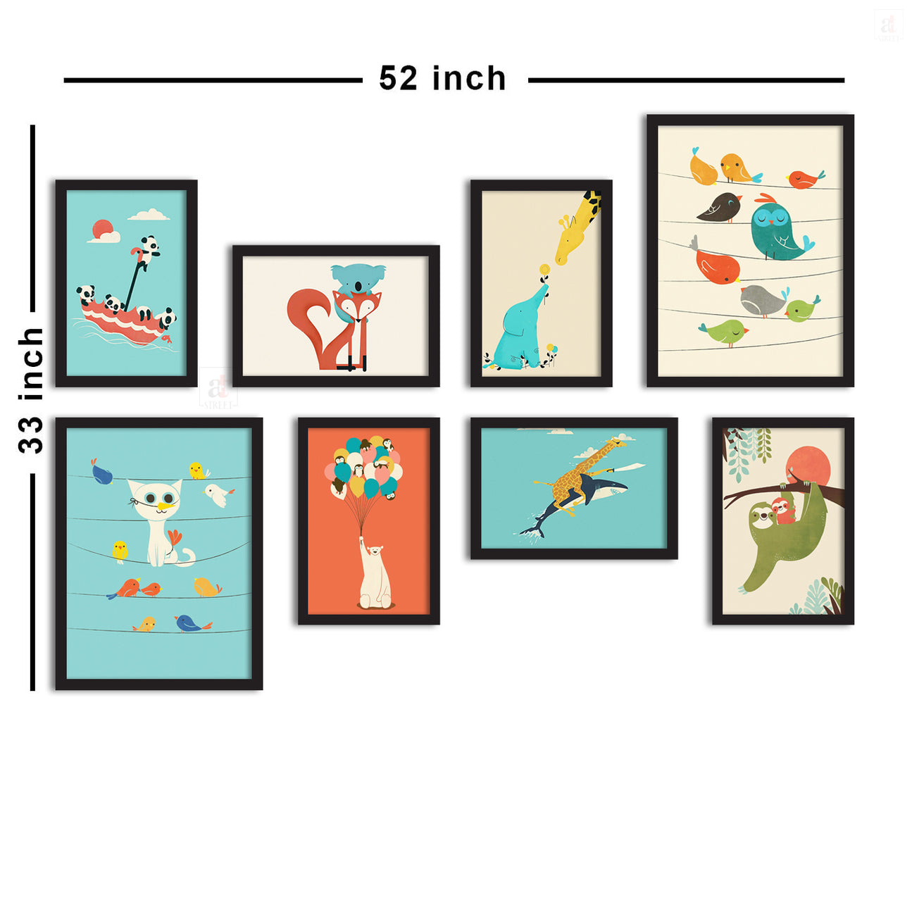 Digital Reprint 33 inch x 52 inch Painting GALLERY WALL — ART STREET