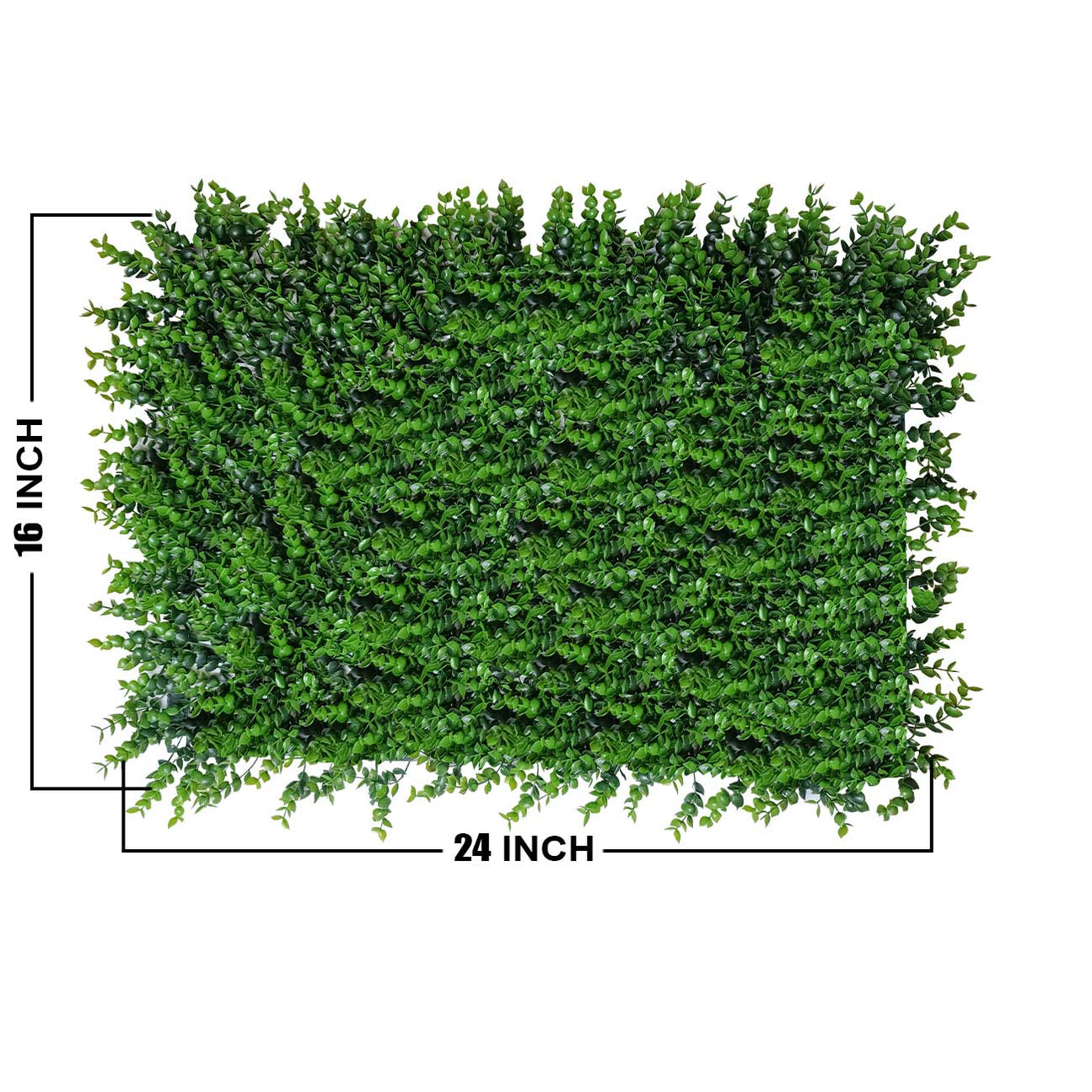 Artificial Wall Grass for Wall Décor, Dark Green High Fill Wall Grass ...