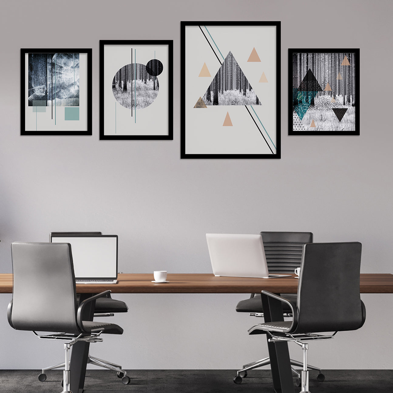 Gallery Wall, Photo Frames, Collage Art Print, Large Painting, Wall ...