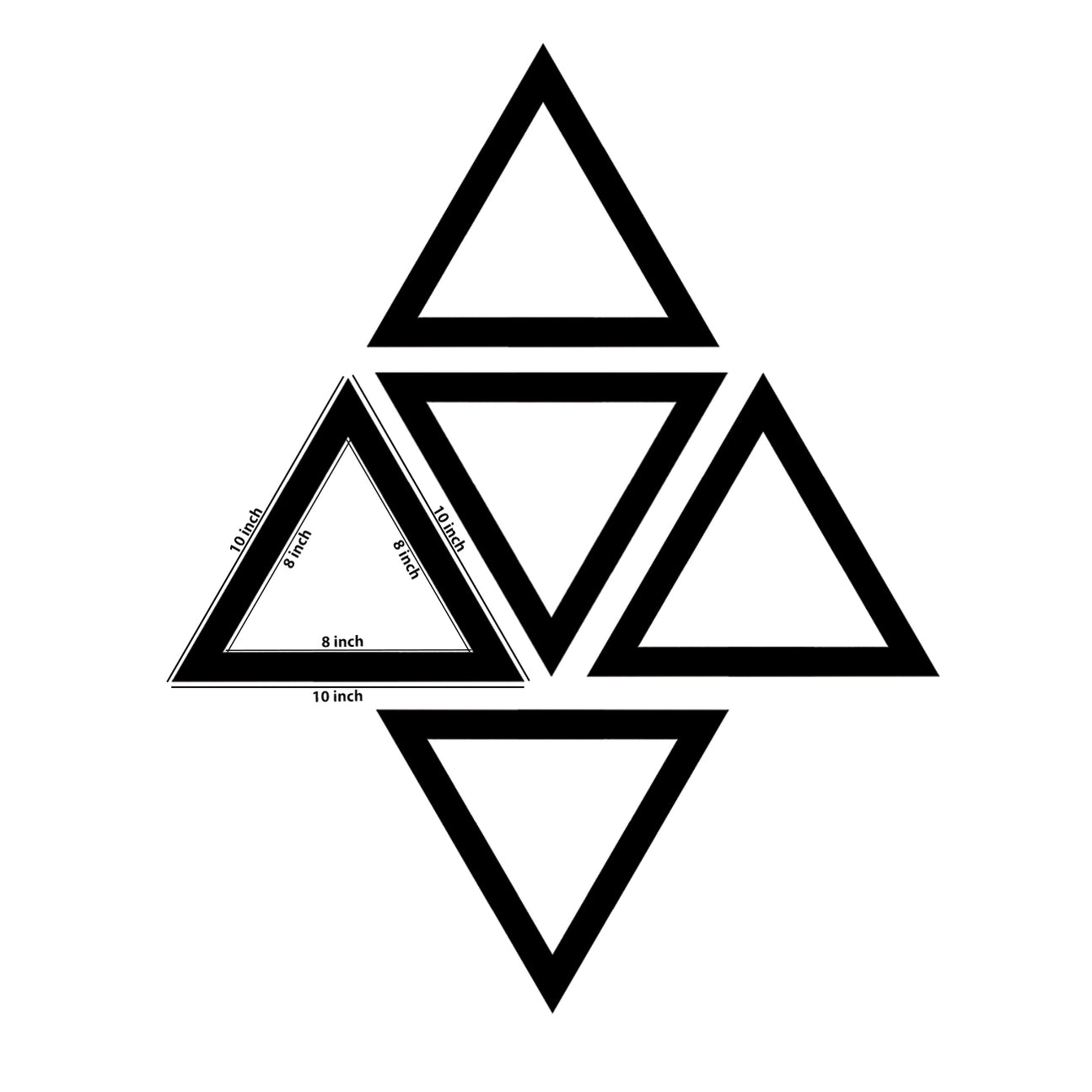 Triangular Photo Frame, Picture Frame - Triangle photo frame ( Ph- 2214 ...